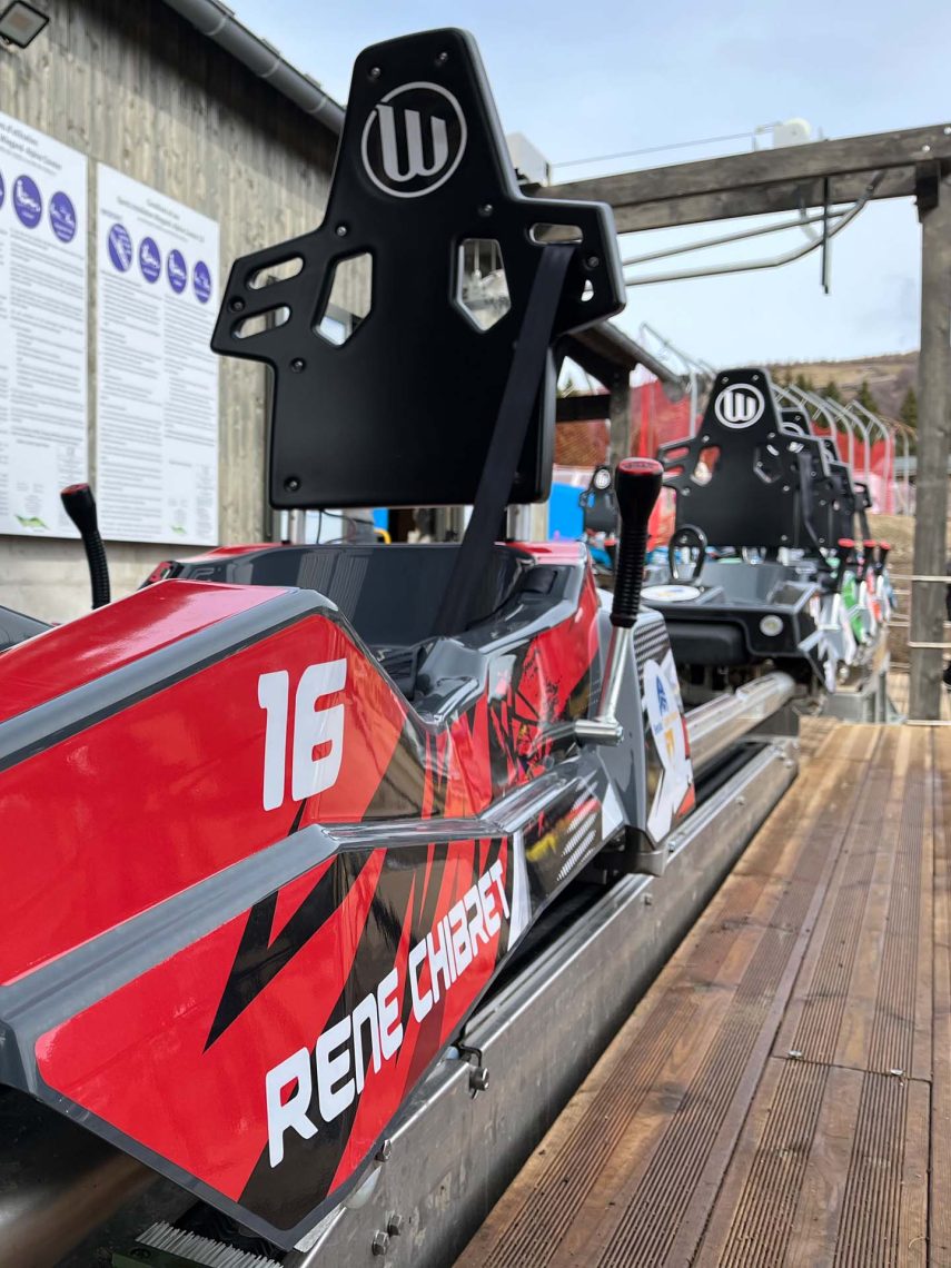 Super Coaster à Super-Besse : la Luge sur Rails du Sancy